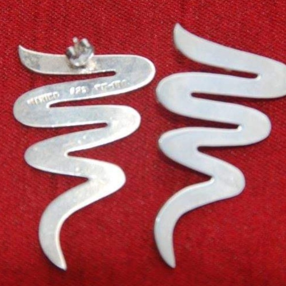 Jewelry | Vintage Earrings Sterling Silver Marked Mexico | Poshmark